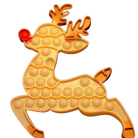 No Brand | Toys | Large Reindeer Fidget Toy Kids Bubble Pop ...